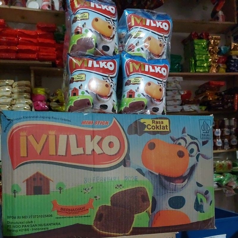 Jual Snack Ciki Milko Rasa Coklat | 1 pack | Shopee Indonesia