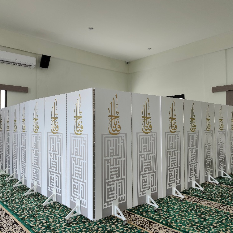 Jual Partisi Masjid, Partisi Kaligrafi, Partisi Islami panel 180x60cm ...