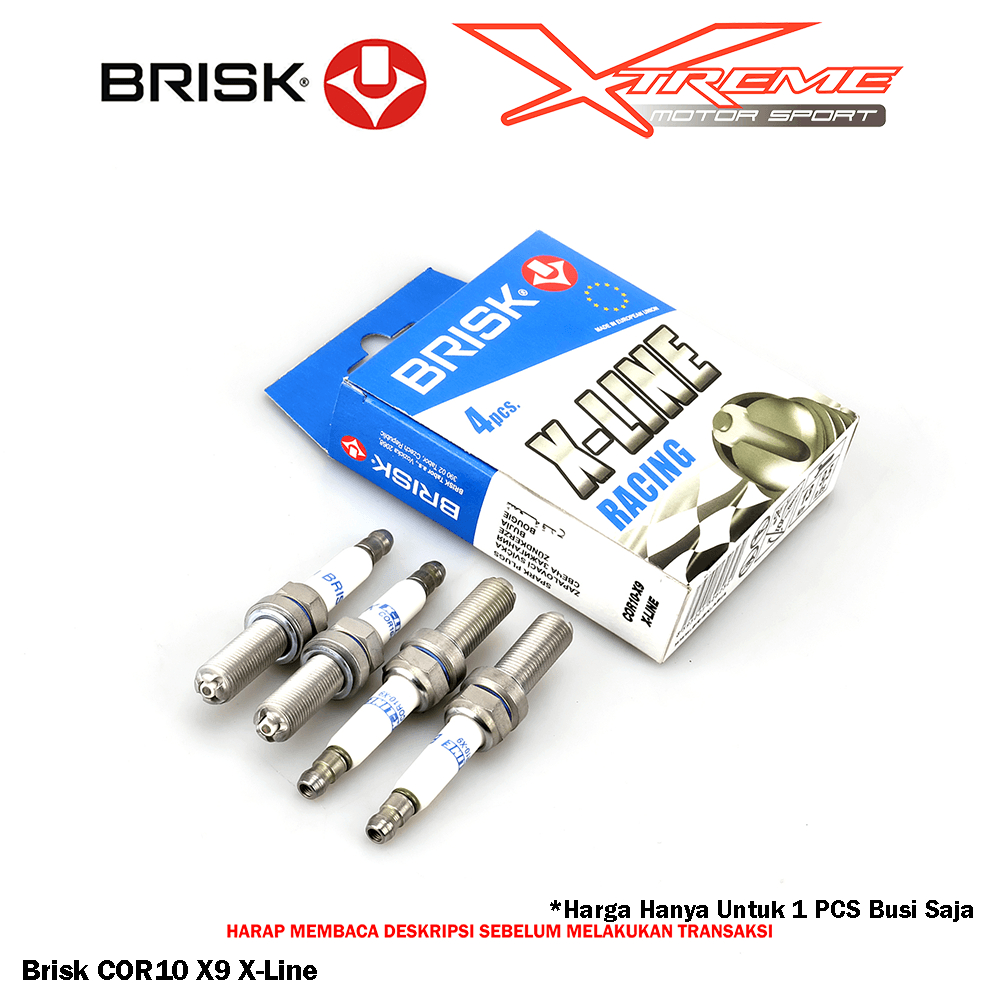 Jual Busi Motor Brisk Racing X-Line COR10-X9 CBR 250RR ZX25R Ninja New ...