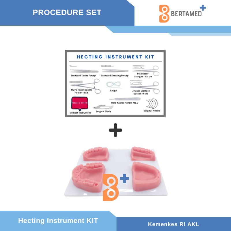 Jual HECTING KIT / Hecting Set KIT Minor KIT Suturing KIT Hecting Pad ...