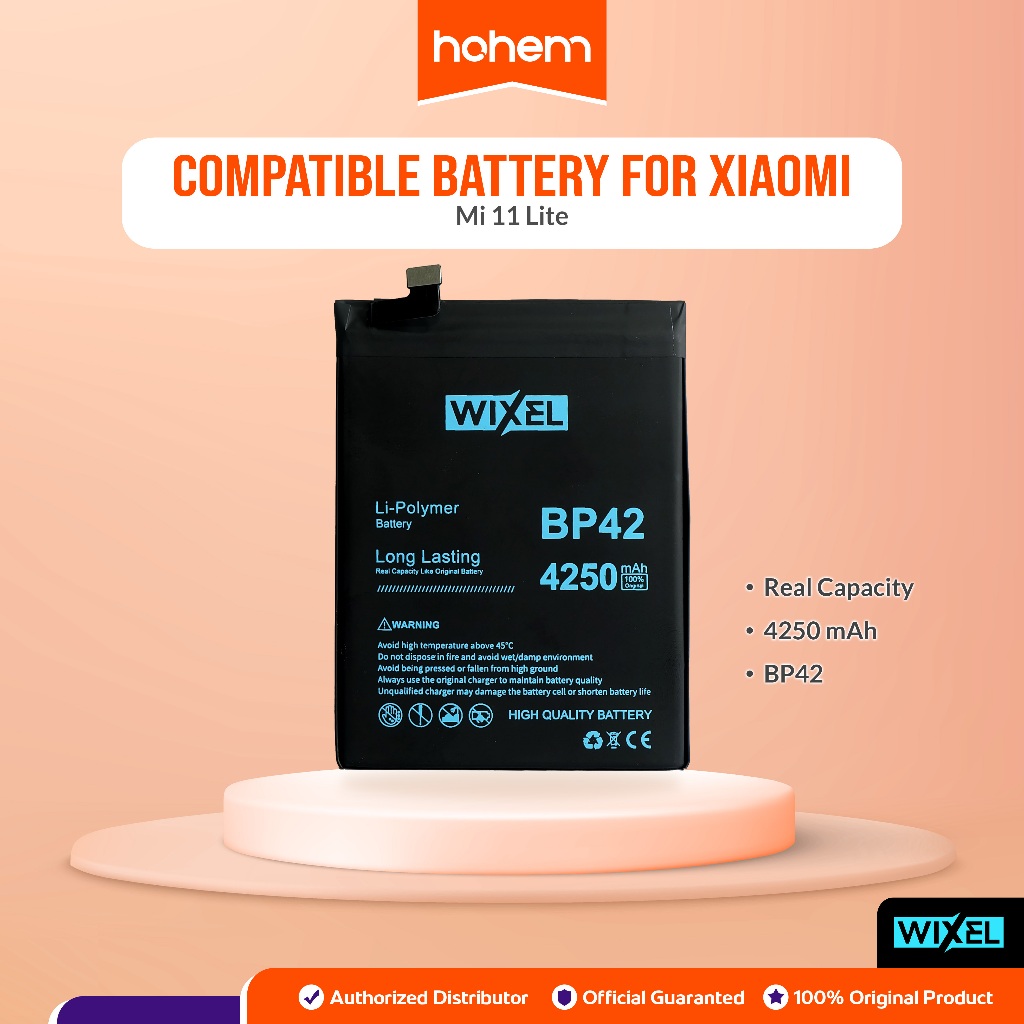 Jual WIXEL ORIGINAL Baterai XiaoMi Mi 11 Lite BP42 Mi11 Batre Batrai ...