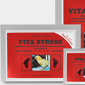 Jual Vita Stress 100 gram Vitamin Ayam Anti Stress Elektrolit Medion ...