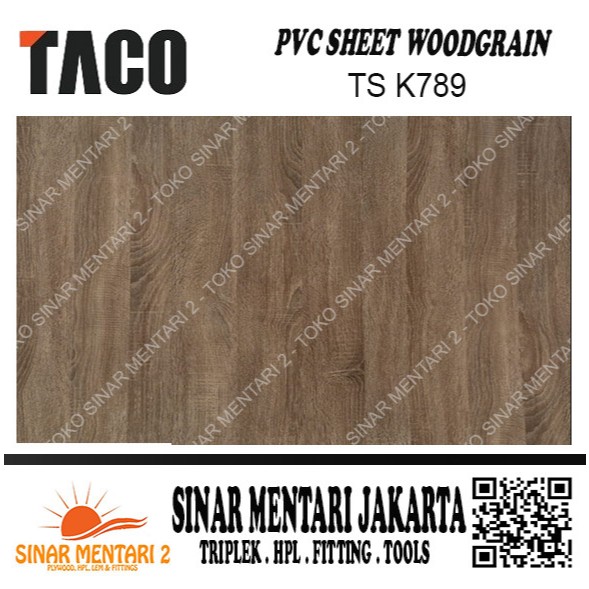 Jual TACO SHEET PVC WOODGRAIN TS K 789 | Shopee Indonesia