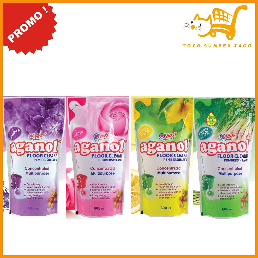 Jual Yuri Aganol Pembersih Lantai 600ml | Shopee Indonesia
