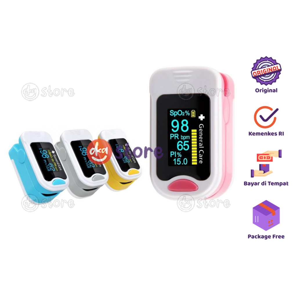 Jual Finger Pulse Oximeter General Care F02T F01W AOJ-70B / SPO2 ...