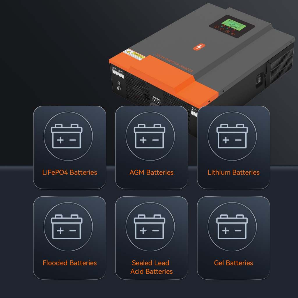 Jual PowMr 1KW 12V Hybrid Solar Inverter 230Vac PV Mulai Tegangan 20Voc ...