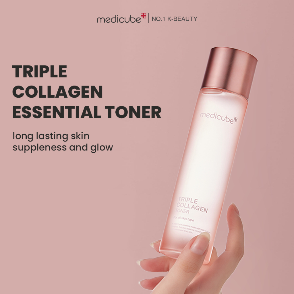 Jual MEDICUBE Triple Collagen Essential Toner 3.0 (140ml) | Shopee ...
