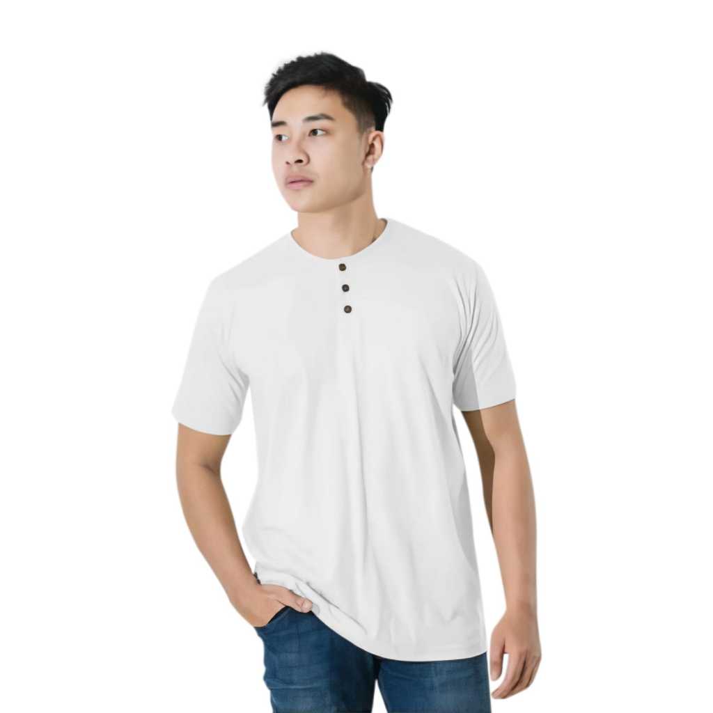 Jual KAOS KANCING LENGAN PENDEK/KAOS KANCING TERLARIS/KAOS POLOS PRIA ...