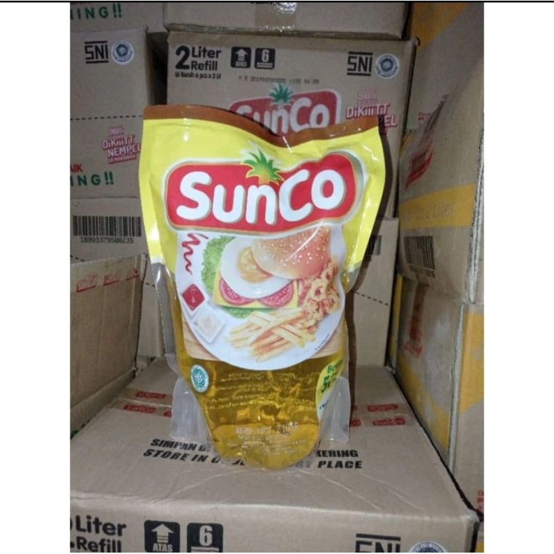 Jual Minyak sunco 2 liter. 1 dus isi 6 | Shopee Indonesia