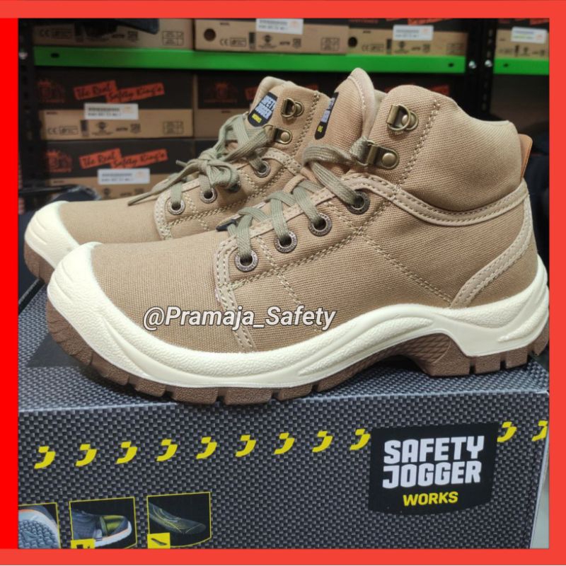 Jual Sepatu Safety Jogger DESERT CREAM S3 ORIGINAL 100% - Safety Shoes ...