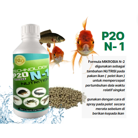 Jual P2O N1 MIKROBIA NUTRISI PAKAN IKAN ( PELET ) PERCEPAT PERTUMBUHAN IKAN | Shopee Indonesia