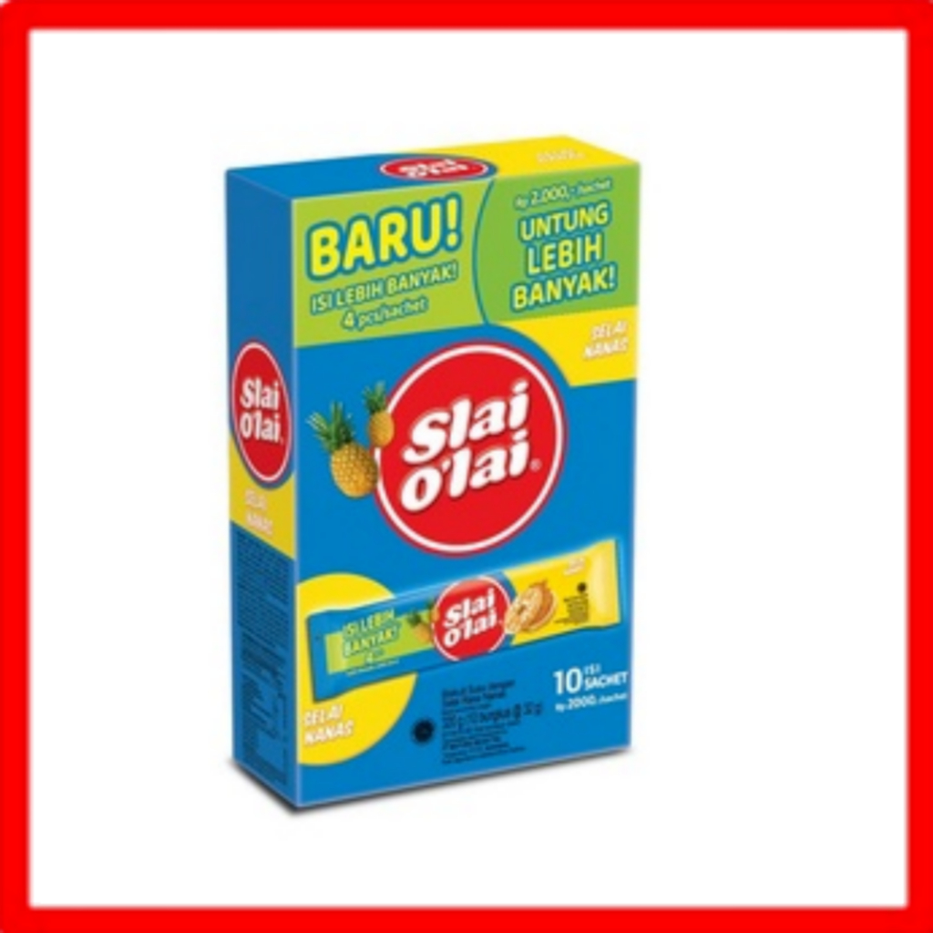 Jual SLAI OLAI SACHET SLAI NANAS 1 BOX ISI 10 SACHET 32 GRAM | Shopee ...
