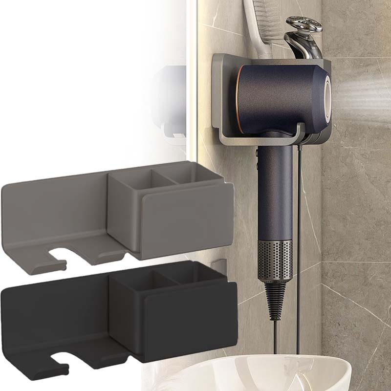 Jual Tempat Hairdryer Dinding Tanpa Paku Holder Hair Dryer Aluminium Tempat Catokan Dan ...