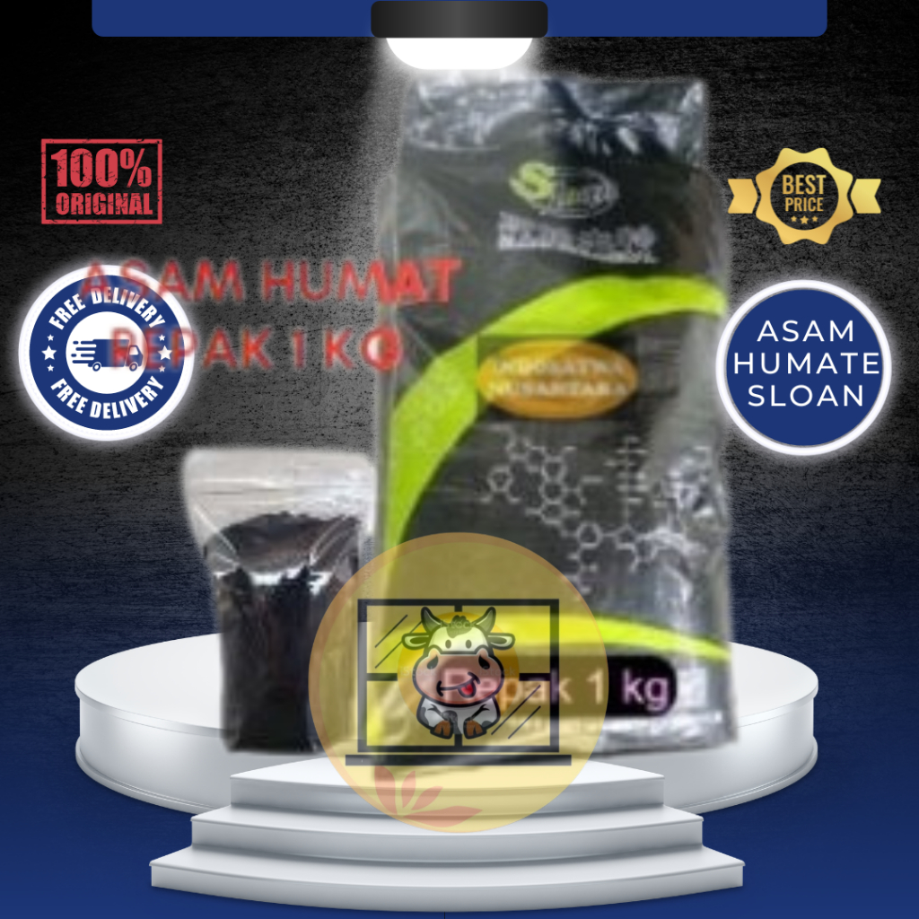 Jual ASAM HUMAT SLOAN 1 KG - HUMIC ACID - SODIUM HUMAT - SODIUM HUMATE - HUMID ACID - HUMIC ACID ...