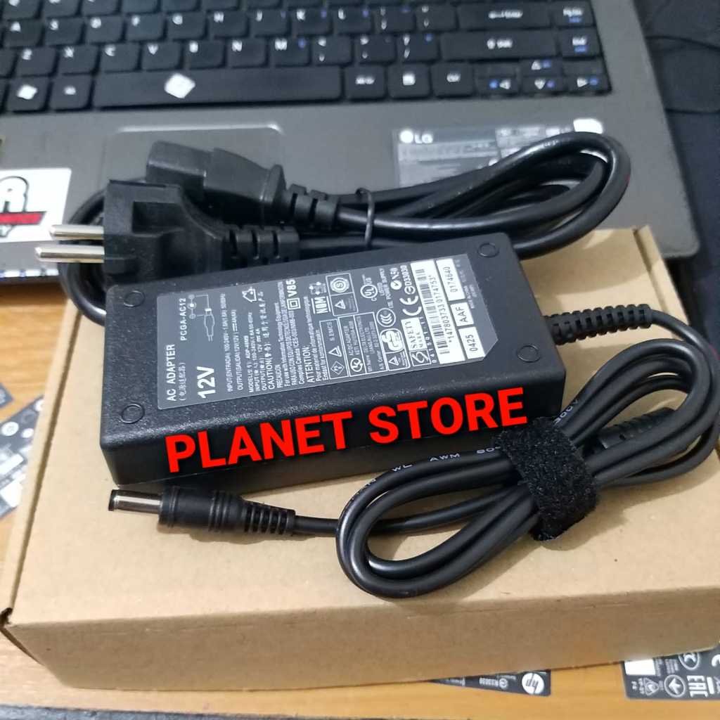 Jual Charger Adaptor Monitor SPC SM 19HD 12V 3A Power Suplay Monitor ...