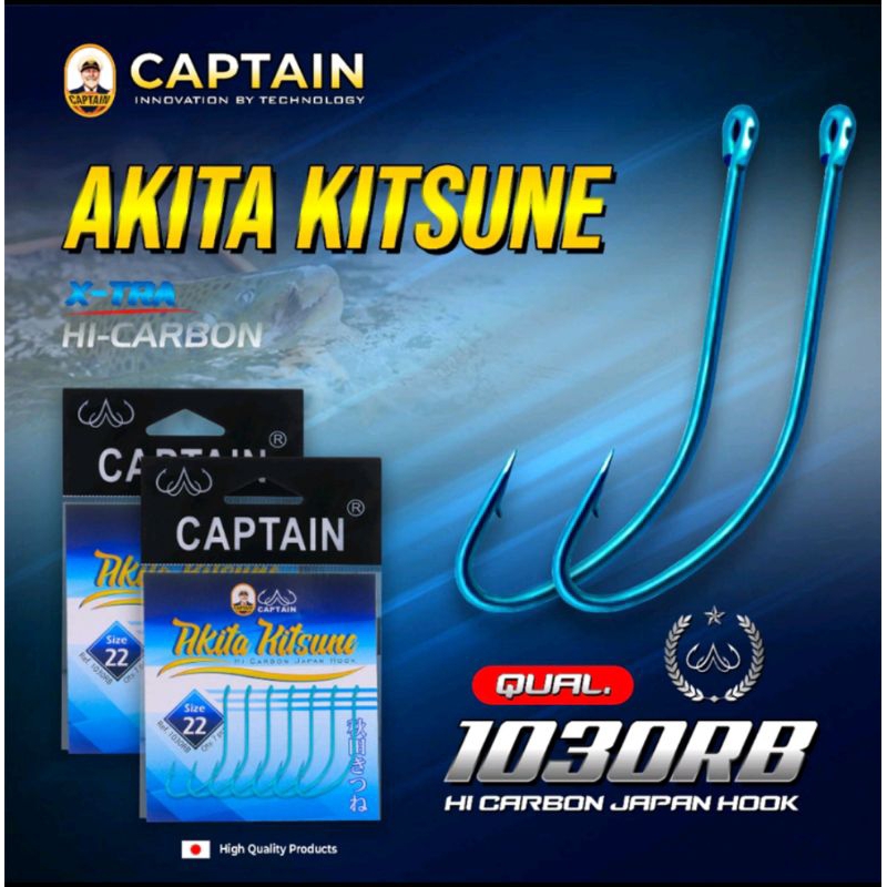 Jual MATA KAIL PANCING CAPTAIN AKITA KITSUNE 1030RB KUAT DAN TAJAM ...