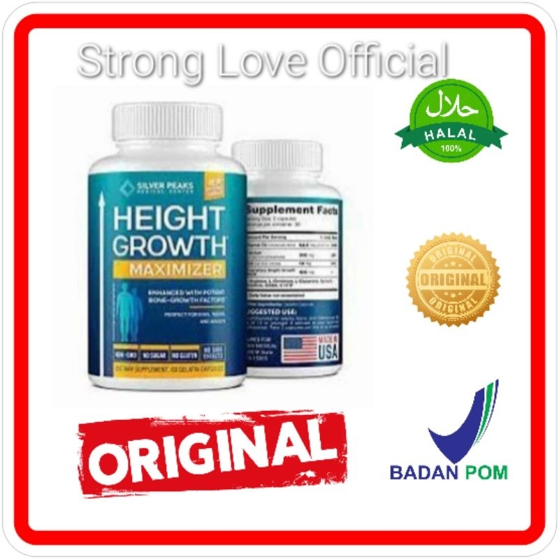 Jual Height Growth Maximizer Grow Up Alami Peninggi Badan Original | Shopee Indonesia