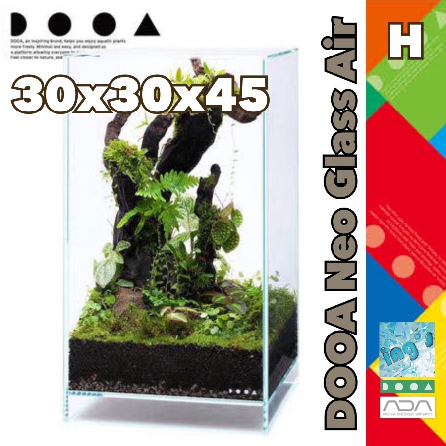 Jual ADA DOOA Neo Glass Air Spec H 30x30x45 (6mm) | Shopee Indonesia