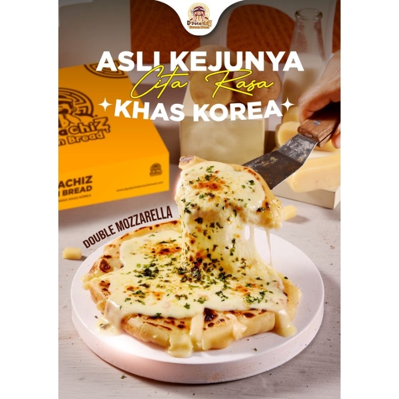 Jual korean Bread Double Mozza | extra mozzarella korean bread viral ...