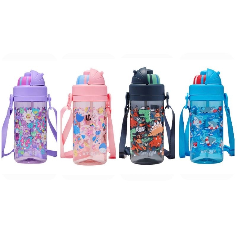 Jual (ORIGINAL) Smiggle Over and Under Teeny Tiny Plastic Drink Bottle ...