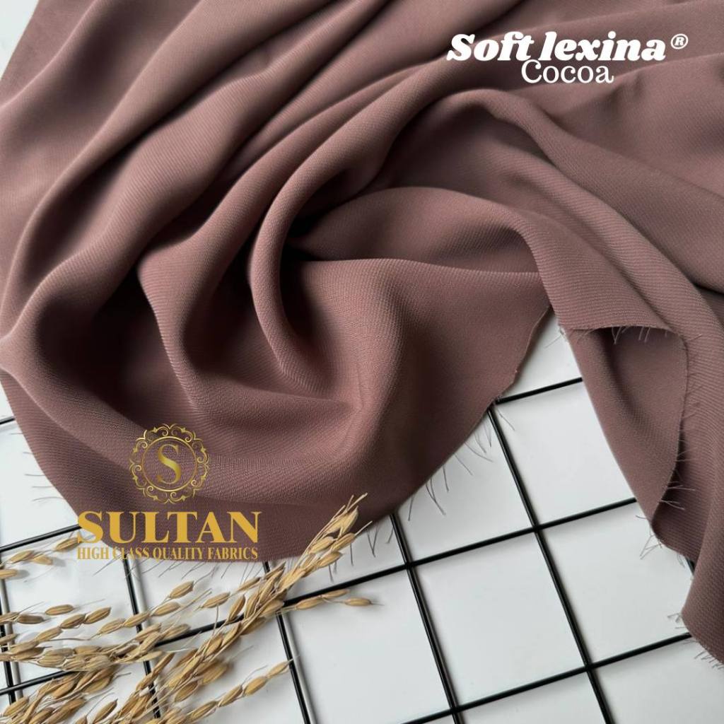 Jual KAIN SOFT LEXINA SULTAN POLOS 50 CM | Shopee Indonesia