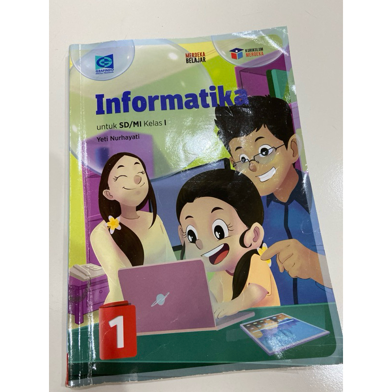 Jual INFORMATIKA kelas 1 edisi kurikulum merdeka Penerbit Grafindo ...