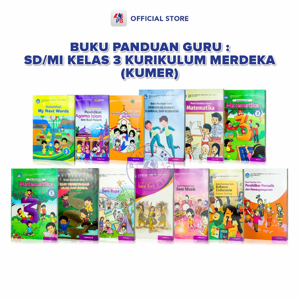 Jual Buku Panduan Guru Kurikulum Merdeka SD Kelas 3 Kemendikbud / Matematika / Penjas / IPAS ...