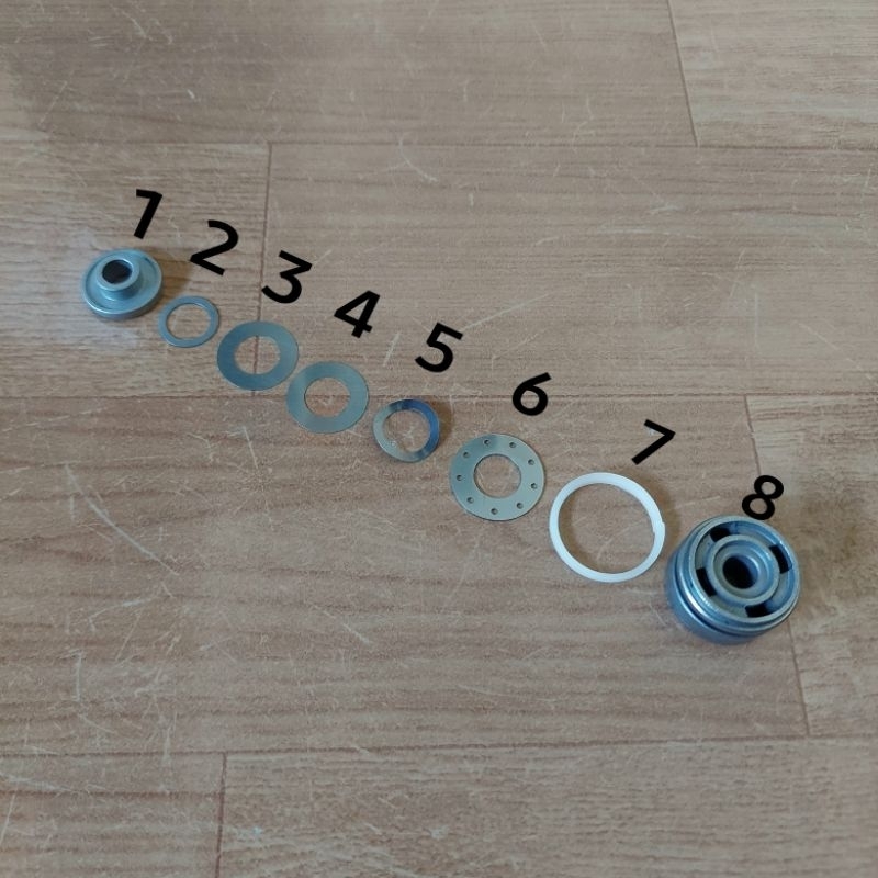 Jual Piston set shock Vario Supra Beat GL Pro Tiger Shims Seher ...