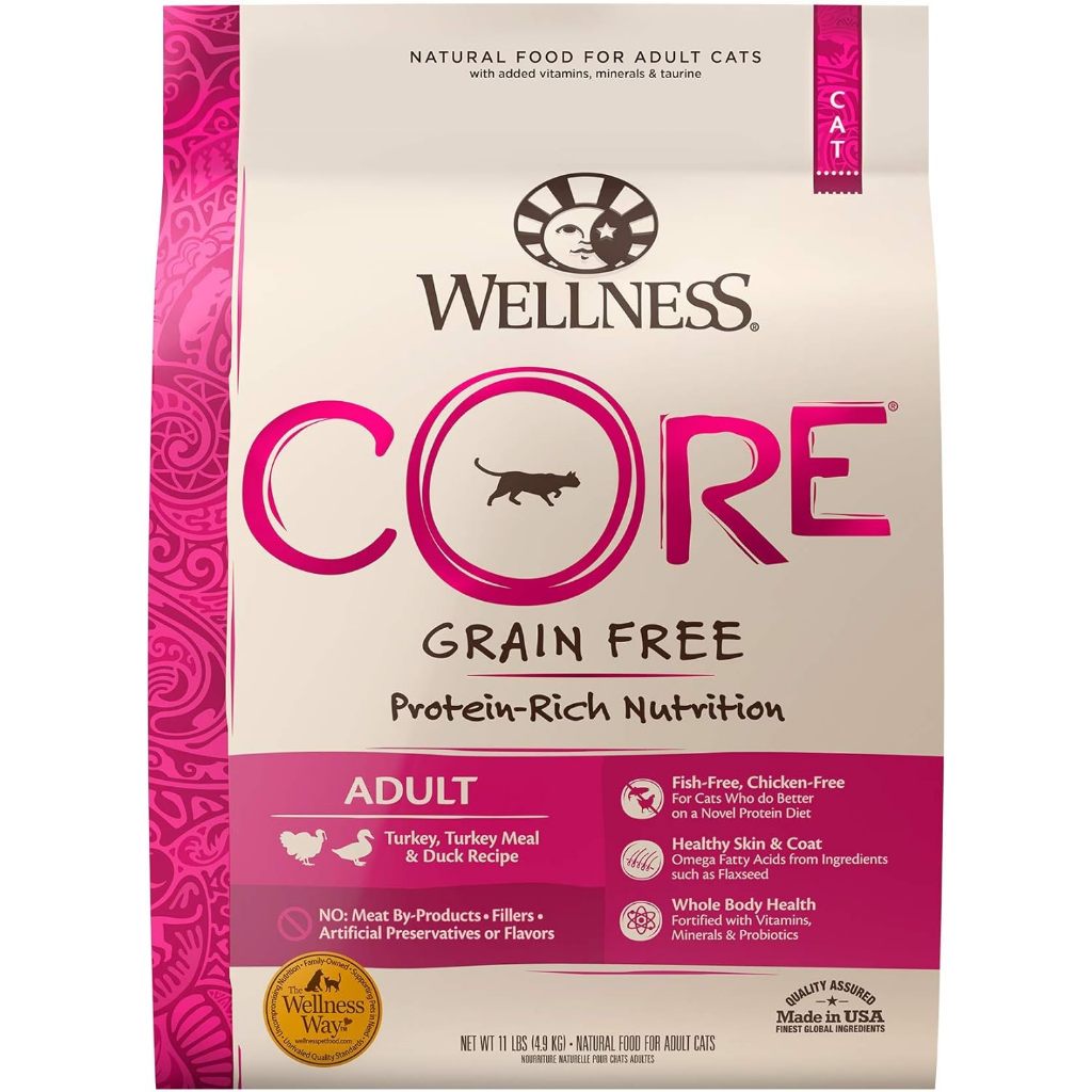 Jual Wellness CORE Natural Grain-Free High Protein Adult Dry Cat Food ...