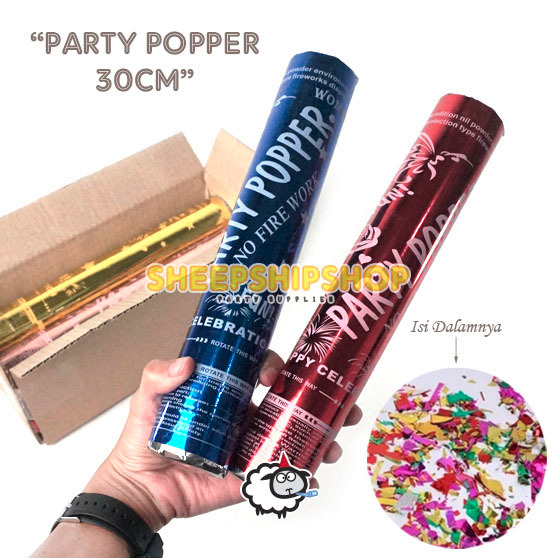 Jual Party Popper 30cm (KHUSUS PULAU JAWA) Party Poper 30cm / Confetti ...