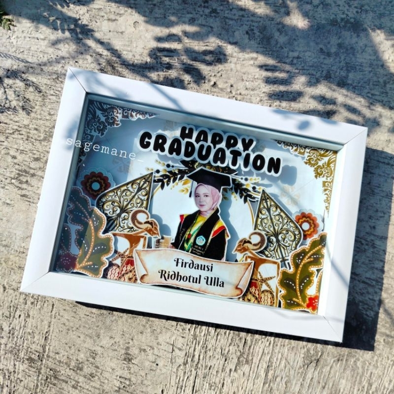 Jual POP UP FRAME 3D - SCRAPFRAME - AESTHETIC FRAME - KADO ULANG TAHUN - KADO WISUDA - KADO ...