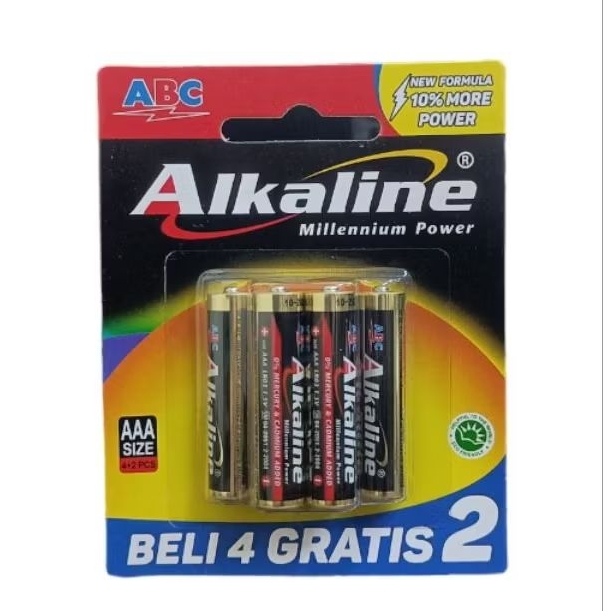 Jual ABC ALKALINE AA / A2 AAA / A3 Battery 1.5 Volt Baterai Batere ...