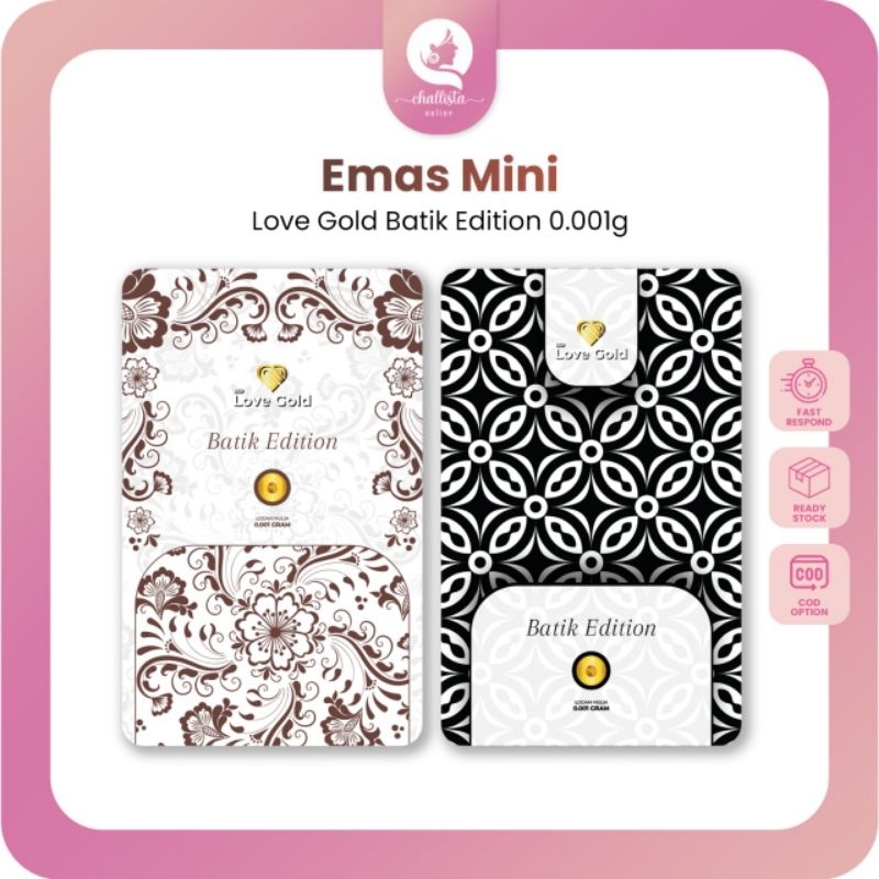 Jual Lovegold love gold Batik Edition edisi Batik | Shopee Indonesia
