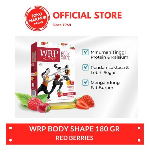 Jual WRP BODY SHAPE RED BERRIES 180GR | Shopee Indonesia