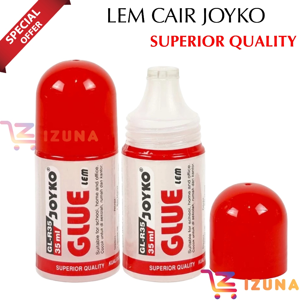 Jual [IZUNA] ATK002 LEM CAIR JOYKO 35ML / LEM JOYKO GL-R35 / LIQUID ...