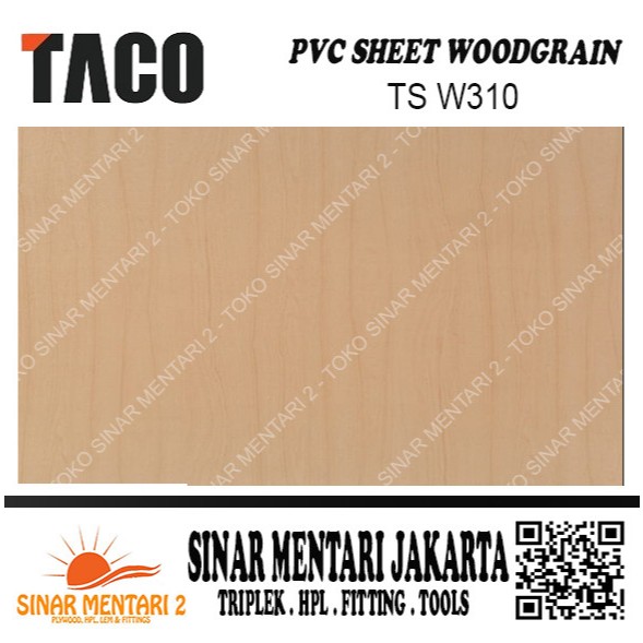Jual TACO SHEET PVC WOODGRAIN TS W310 | Shopee Indonesia
