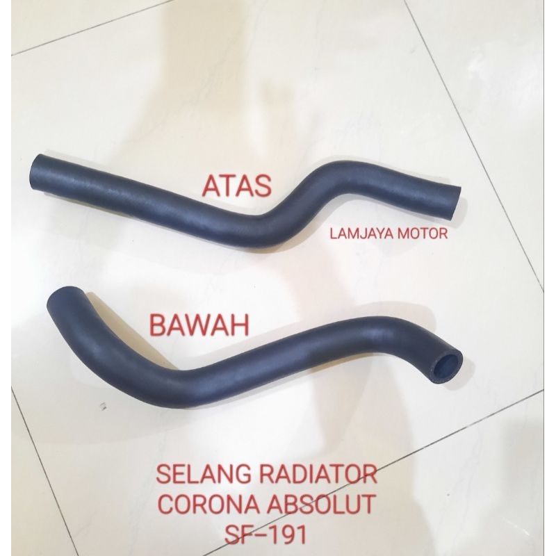 Jual SELANG RADIATOR MOBIL CORONA ABSOLUTE SF 191 ATAS DAN BAWAH ...