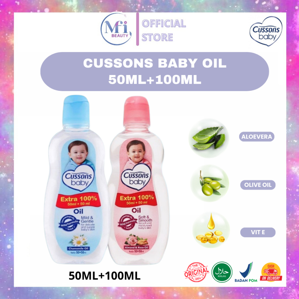 Jual MFI - CUSSONS BABY OIL 50ML & 100 ML | MINYAK BAYI BY CUSSONS ...