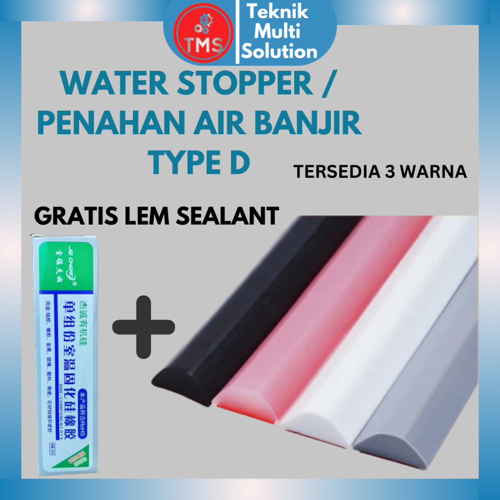 Jual Penahan Air Banjir Water Stopper Seal Lantai Toilet Wastafel Karet ...