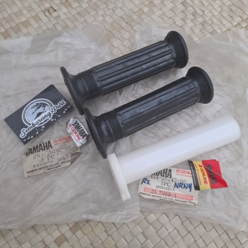 Jual HANDGRIP HANDSPAT SET YAMAHA RX100 RS100 RXS RXK RXKING YT115 ...
