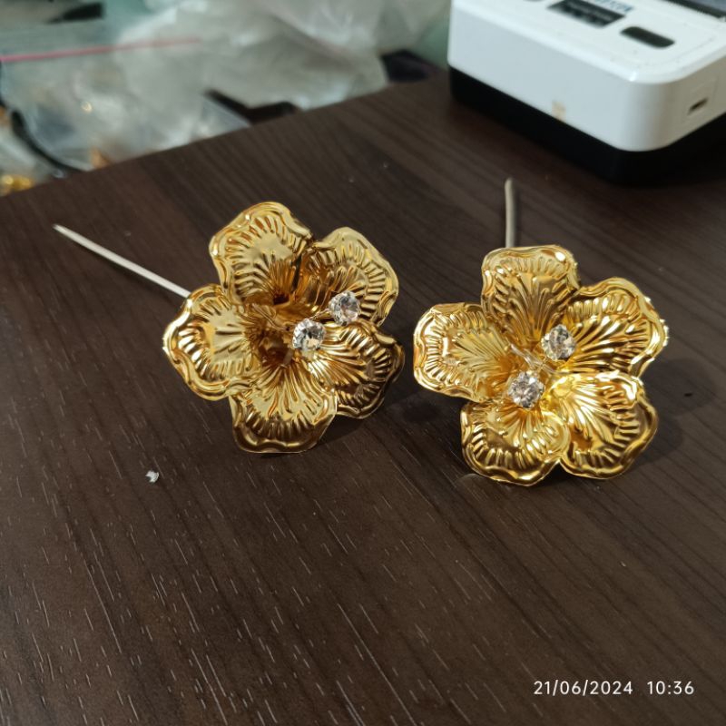 Jual bunga pucuk kuningan lapis emas | Shopee Indonesia
