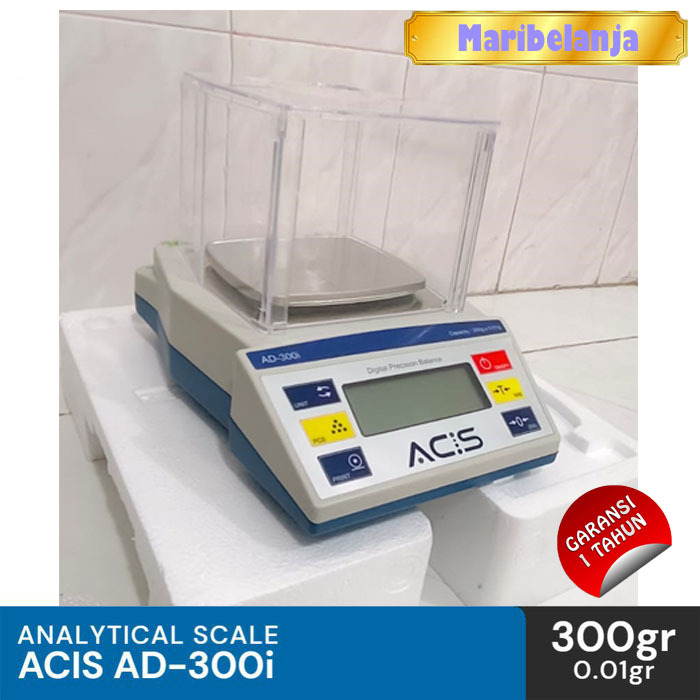 Jual Timbangan Digital ACIS AD-300i Timbangan Lab ketelitian 0,01g - Putih | Shopee Indonesia