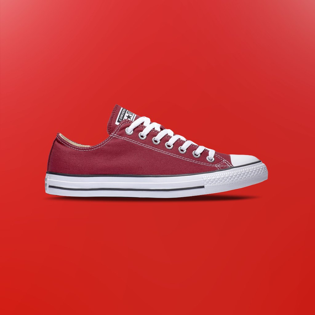 Jual Converse Chuck Taylor All Star Maroon Low 100% Original | Shopee ...