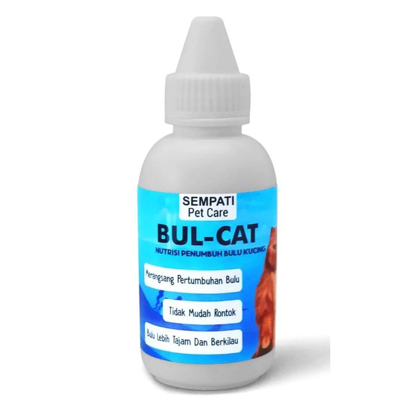 Jual BUL CAT penumbuh dan pencegah bulu rontok pada kucing 60 ml ...