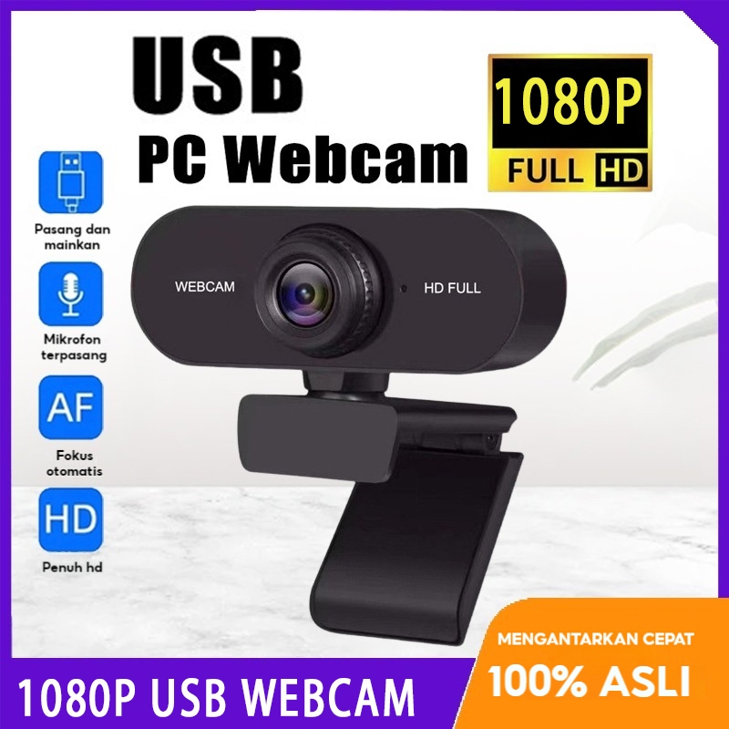 Jual Webcam Full HD 1080P Webcam USB Plug & Play Webcam Konferensi ...