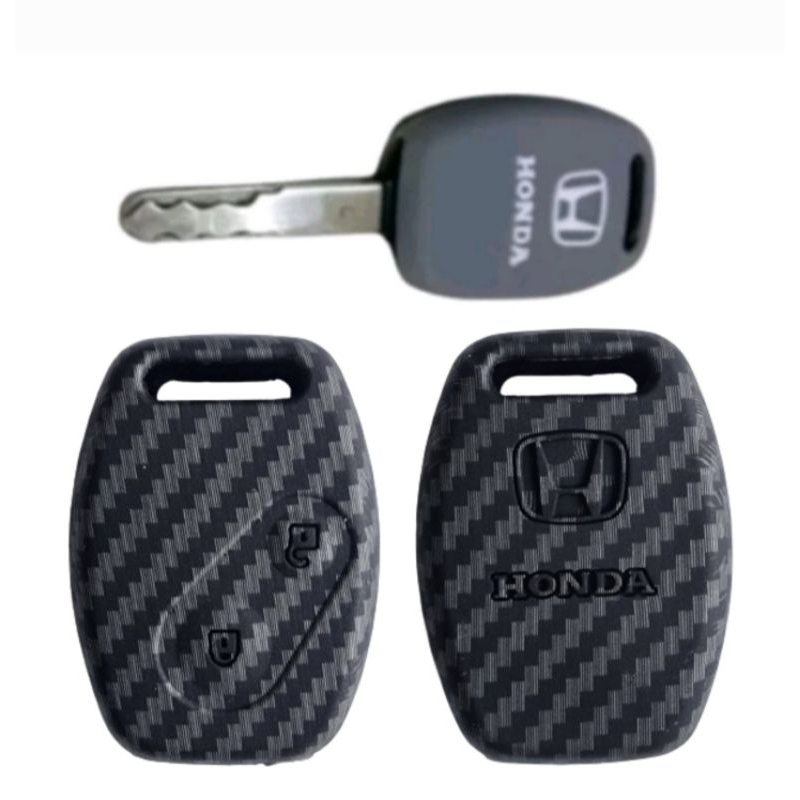 Jual Silikon Cover Carbon Kunci Remote Honda Jazz Brio Mobilio Crv ...