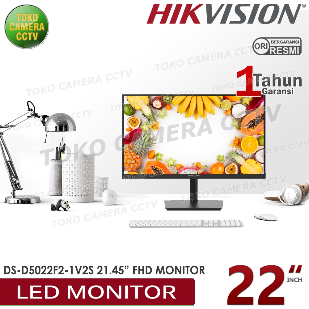Jual HIKVISION MONITOR LED DS-D5022F2-1V2S FULL HD 22 INCH SPEAKER | Shopee Indonesia