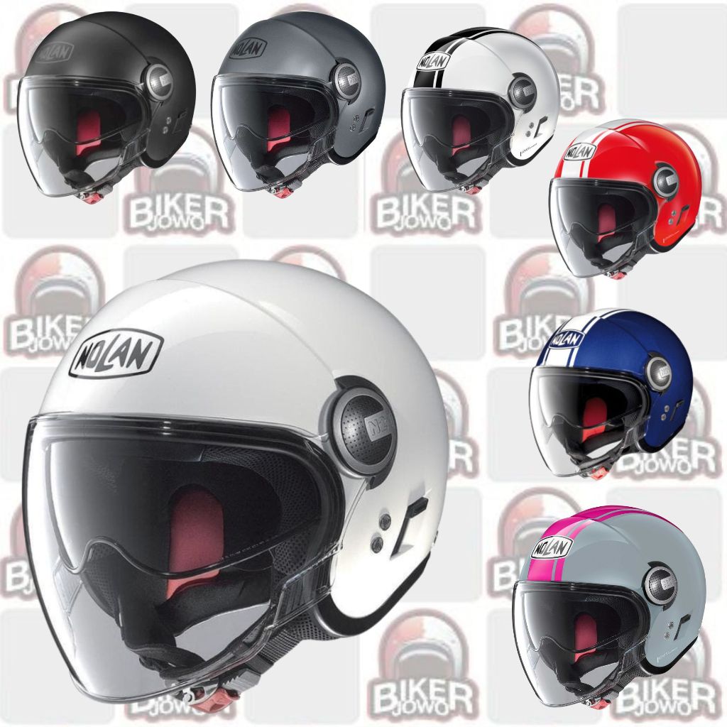 Jual Helm Nolan N21 Visor Retro Scooter Series Helm Retro Vintage ...