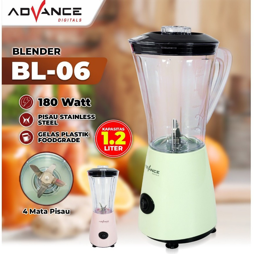 Jual Advance Blender BL06 BL301 Blender Portable Blender Mini untuk Jus Buah dan Blender Bumbu ...