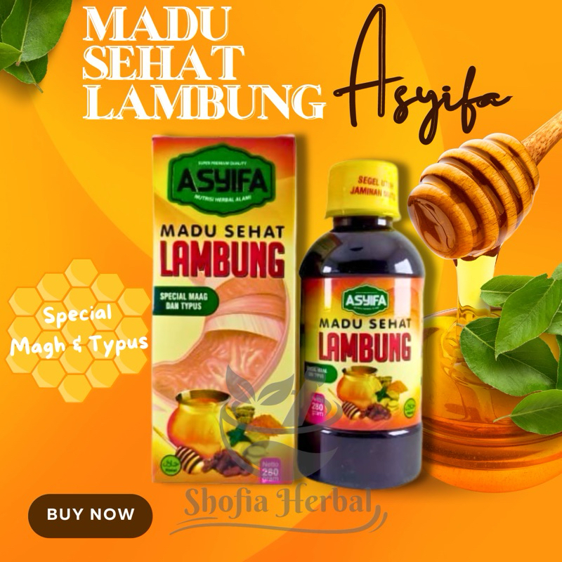 Jual Madu Sehat Lambung Asyifa 280 g Special Magh & Typus | Shopee ...